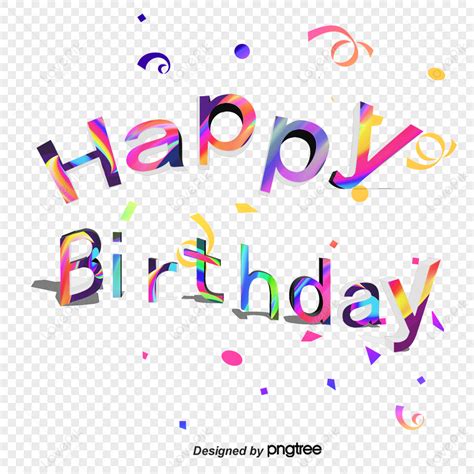 생일 일러스트 축하합니다 색깔 생신 Png 일러스트 무료 다운로드 Lovepik