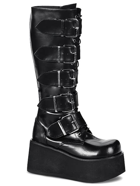 Mens Gothic Rock And Steampunk Boots Stylish Footwear
