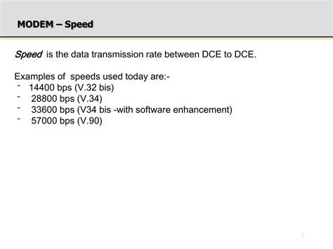 Ppt Dte Data Terminal Equipment Dce Data Circuit Terminating Equipment Modem Standards
