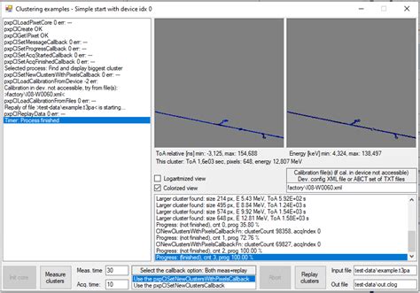 binary clustering api advacam wiki