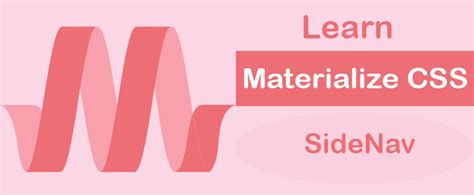 How To Create Materialize Css Sidenav Menu