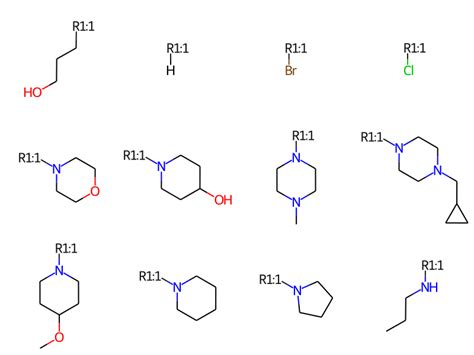Rdkit Blog R Group Decomposition And Molzip