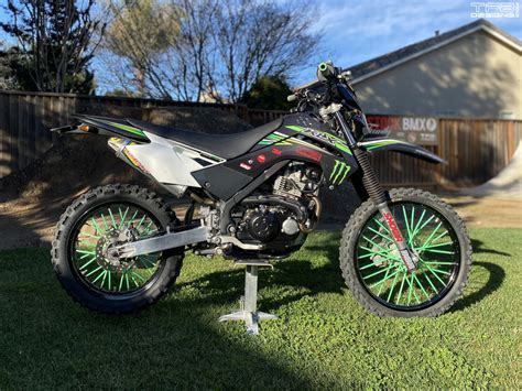 Klx140 Black Graphics Kit By Tfb Designs Klx140l Tfb Designs