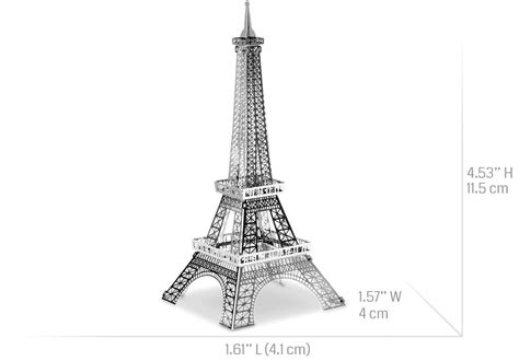 Eiffel Tower Drawing Black And White 3d
