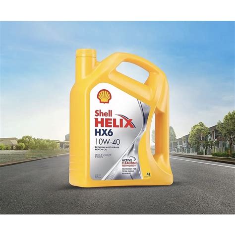Jual Oli Shell Hx6 10w40 4 Liter Ori Shell 100 Shopee Indonesia