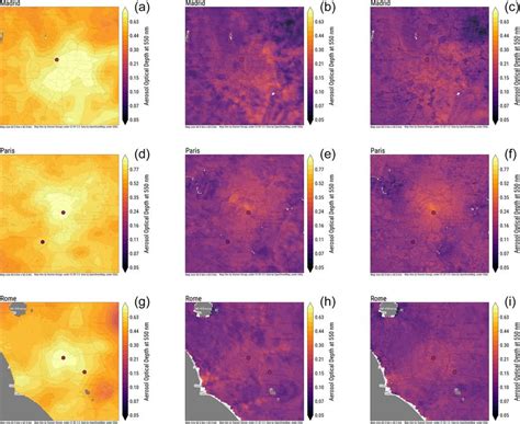 Deep Learning Based Post Process Correction Of The Aerosol Parameters In The High Resolution