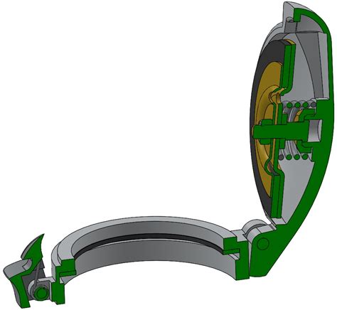这是一个老式的锁定油箱盖 solidworks 2014 模型图纸下载 懒石网