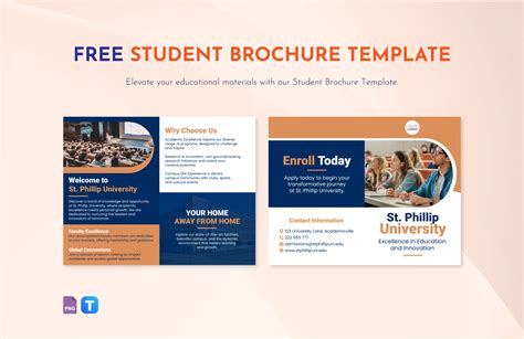 Educational Brochures Templates Free National Education