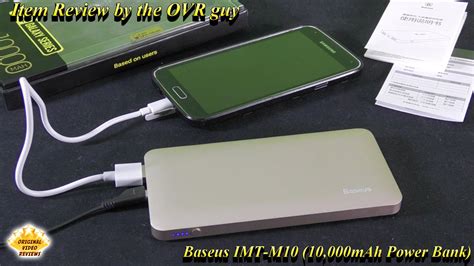 Baseus Imt M10 10 000mah Power Bank Review Original Video Reviews