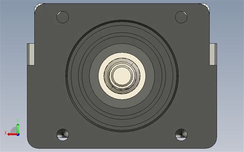 Pam40 Mbcb8 B 1004组合马达固定座 电机座 适配法兰40伺服电机 直径10滚珠丝杆 传动座 Step 模型图纸下载 懒石网