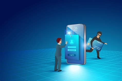 Premium Vector Hacker Online Phishing Password From Fake Web Template