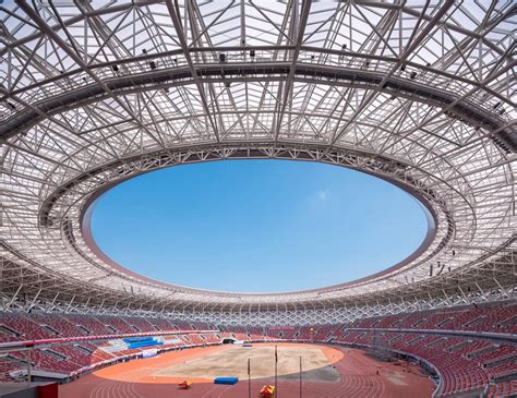 Xianyang Olympic Sports Center Stadium China By Ptw Architects Ccdi