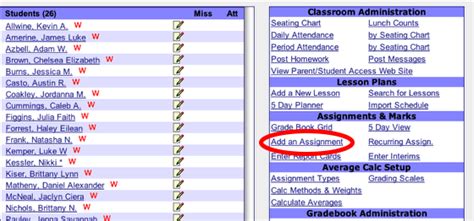 Adding Assignments