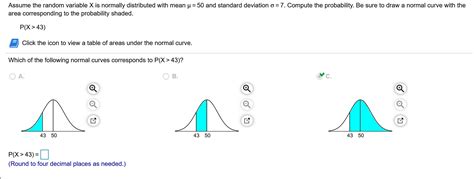 Solved Assume The Random Variable X Is Normally Distributed