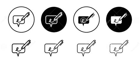 annotation vector icon set collection annotation outline flat icon