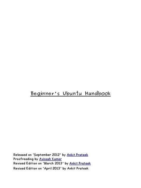 beginner s ubuntu handbook pdf booting superuser