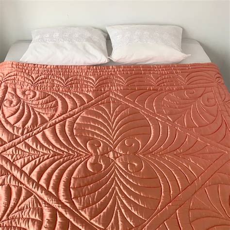 Vintage Satin Bed Spread Etsy