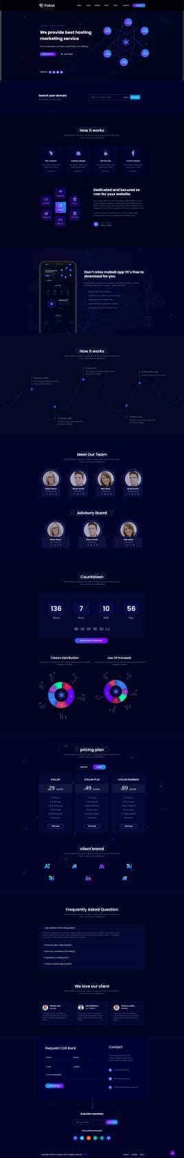 Html5网页制作，创意博客网页制作代码 17素材网