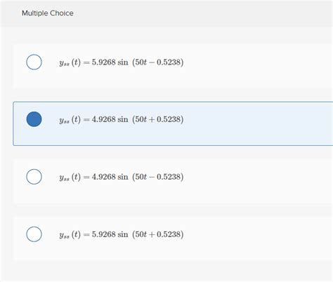 Solved Use The Given Transfer Function And Identify The