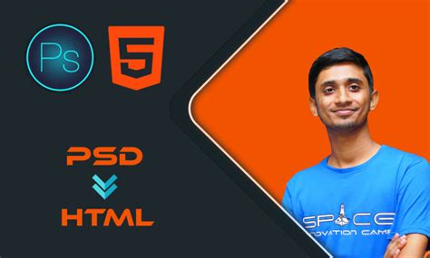 Convert Psd To Html Responsive Using Bootstrap By Techjuel Fiverr