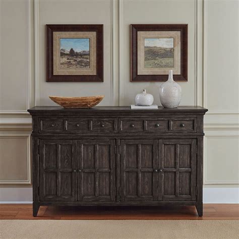 Liberty Furniture Paradise Valley 297 Cb6640 Traditional 4 Door Buffet