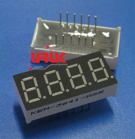 7 Segment 4 Digit RED Color LED UrukTech Sinaa A St