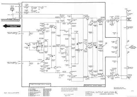 Tektronix 465 Circuit Diagrams