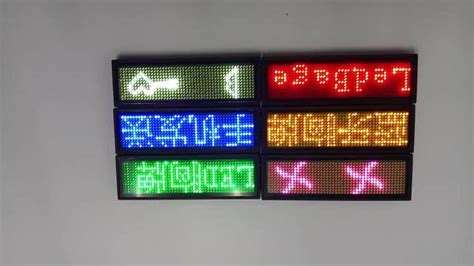 USB Programmable Advertising LED Name Badge Mini Display Message ID Name Tag For Business