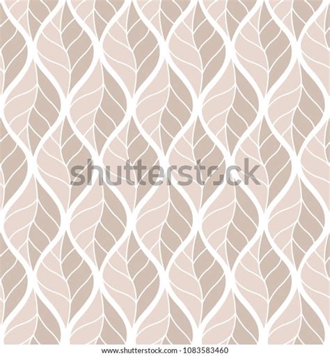 Geometric Leaves Vector Seamless Pattern Abstract Stock Vector Royalty Free 1083583460