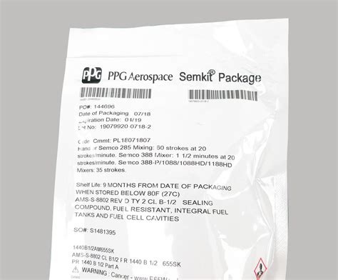 Ppg Aerospace Pr 1440 B 1 2 Fuel Tank Sealant 2 5 Oz