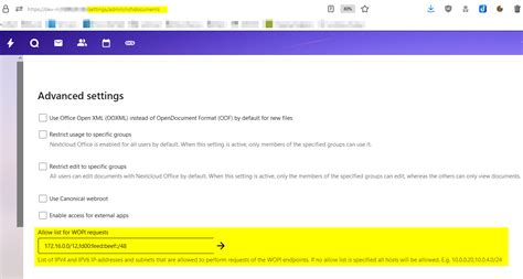 Collabora Unauthorized Wopi Host 📄 Office Nextcloud Community