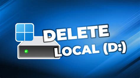 how to delete local disk d easily 3 ways youtube