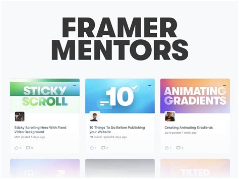 framer on twitter 🎓 next to the countless tutorials that are being