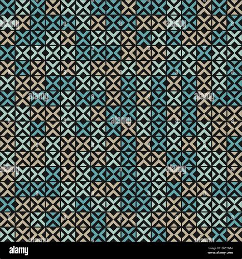 Abstract Geometrical Generative Computational Art Illustration Stock