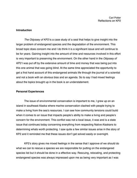 Reflection Carl Potter Pdf