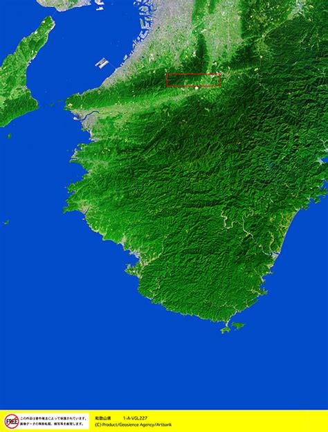 衛星写真・衛星画像・空撮 和歌山県