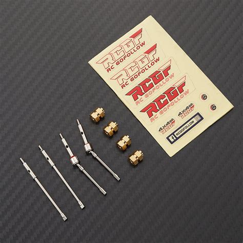 1 24 Axial Scx24 Cvd Axle And Hex Combo Set Upgrades Rcgofollow