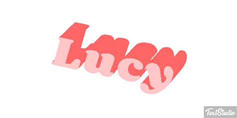 Lucy Name Animated  Logo Designs