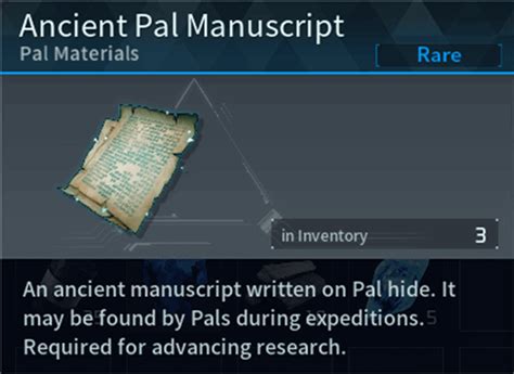 Palworld Ancient Pal Manuscript How To Get And Uses Progametalk