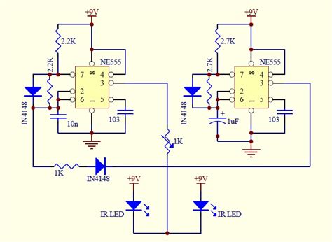 Obstacle Sensor Circuit Diagram