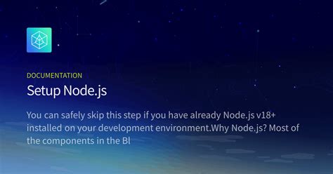 Setup Nodejs
