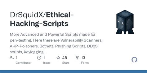 GitHub DrSquidX Ethical Hacking Scripts More Advanced And Powerful Scripts Made For Pen