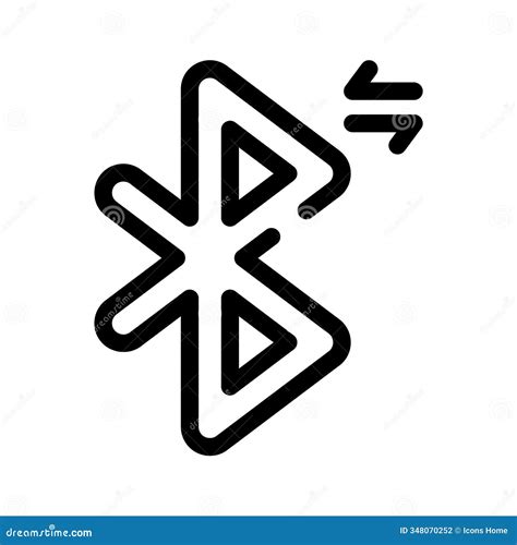 A Bluetooth Symbol Representing Wireless Connectivity Stock