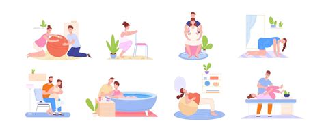 Positions De Naissance Enfant Accouchement Travail à La Maison