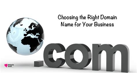 Choosing The Right Domain Name For Your Business