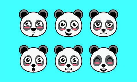Panda Face Vector Art Icons And Graphics For Free Download
