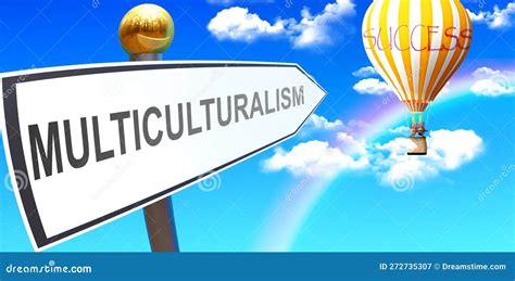 Multiculturalism And A Life Goal Pictured As Word Multiculturalism On