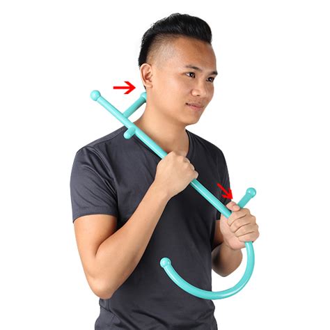 Therapy Cane Full Body Back Neck Massage Hook Acupoint Self Massager S