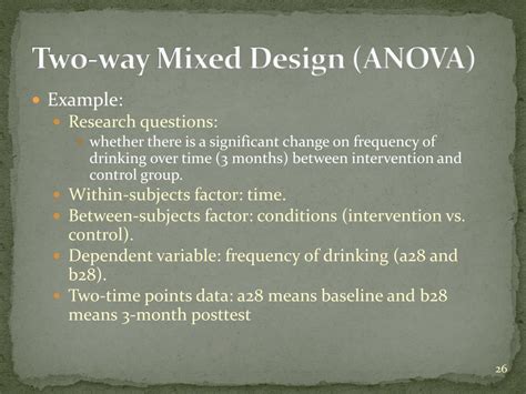 PPT SPSS Series 3 Repeated Measures ANOVA And MANOVA PowerPoint Presentation ID 1195022