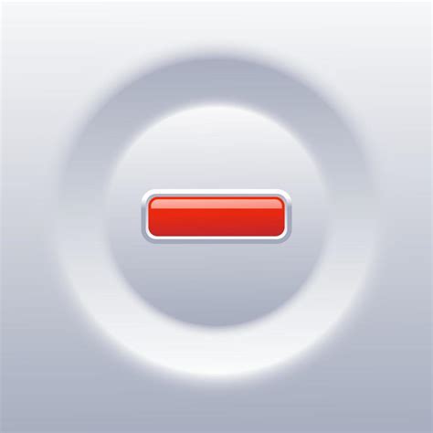 Start Red Button On Off Control Internet Technology Communication Futuristic Link Website Vector